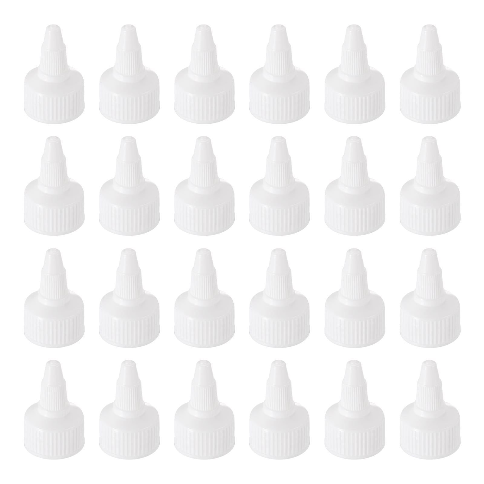 24 Pcs Twist Top Caps, 24/410 Plastic Squeeze Bottle for Glue ...