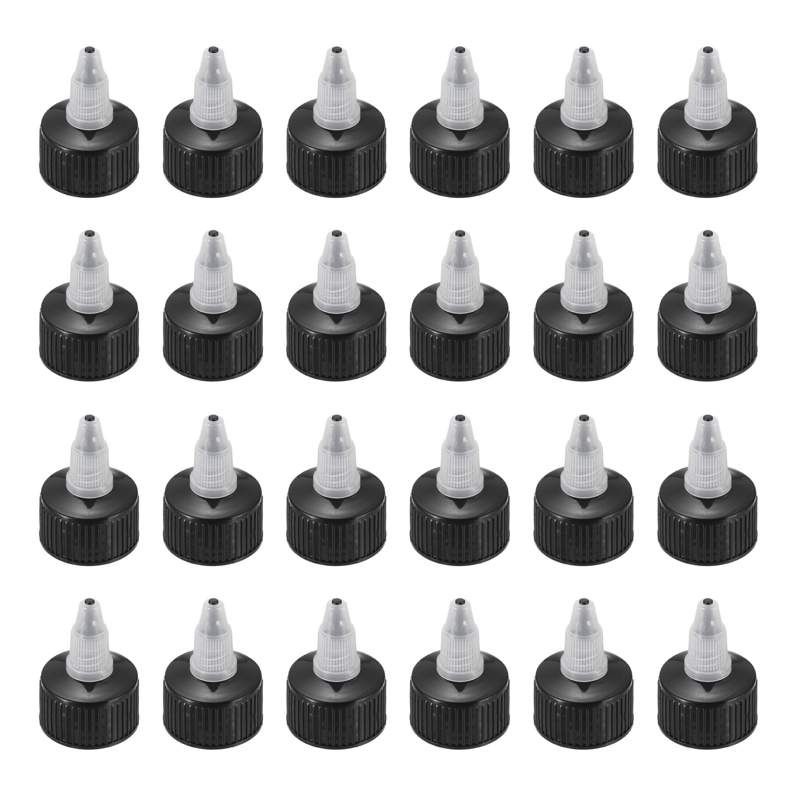 24 Pcs Twist Top Caps, 28/410 Plastic Squeeze Bottle for Glue ...
