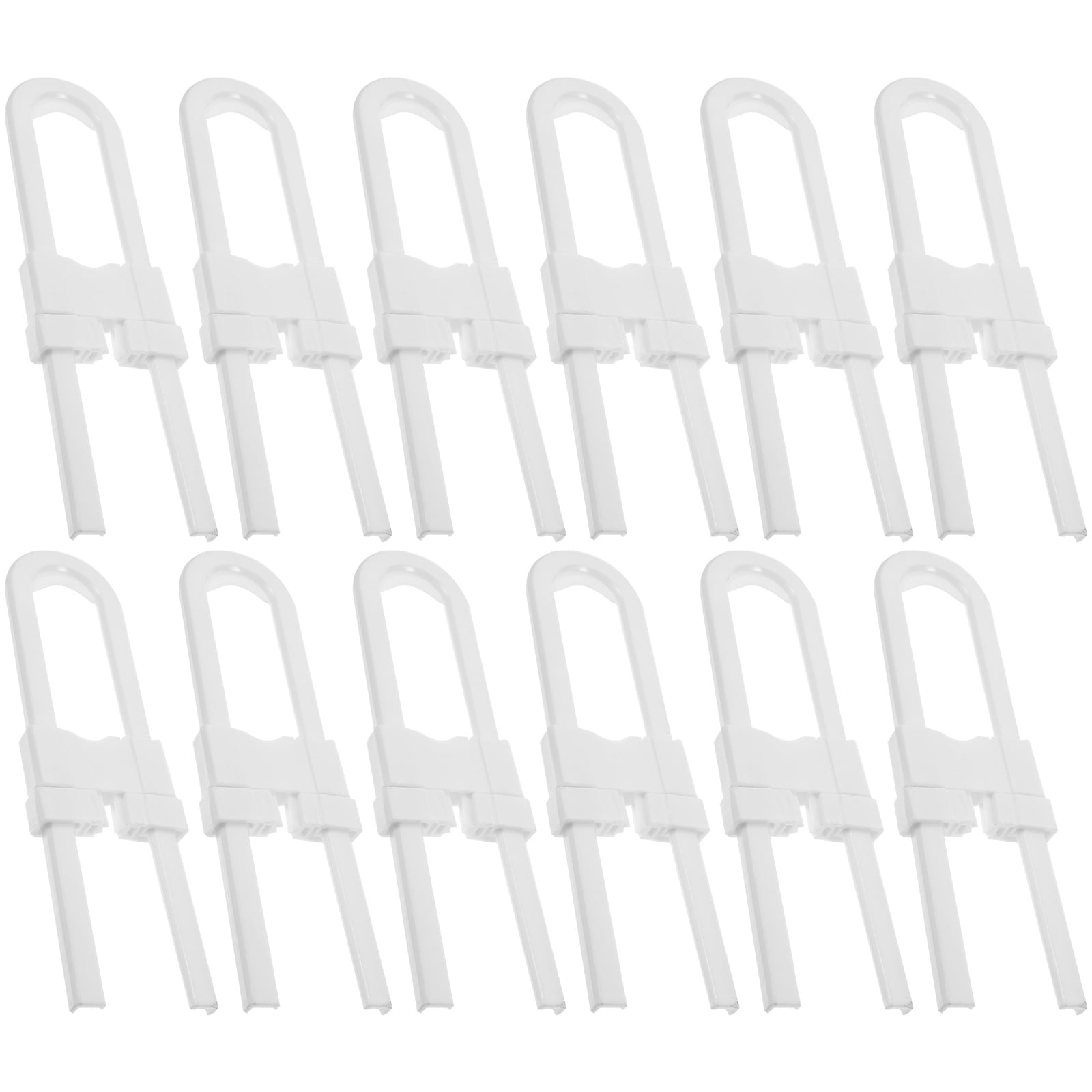 24 Pcs U Shape Cabinet Door Lock Baby Proofing Lock Door Locks for Kids ...