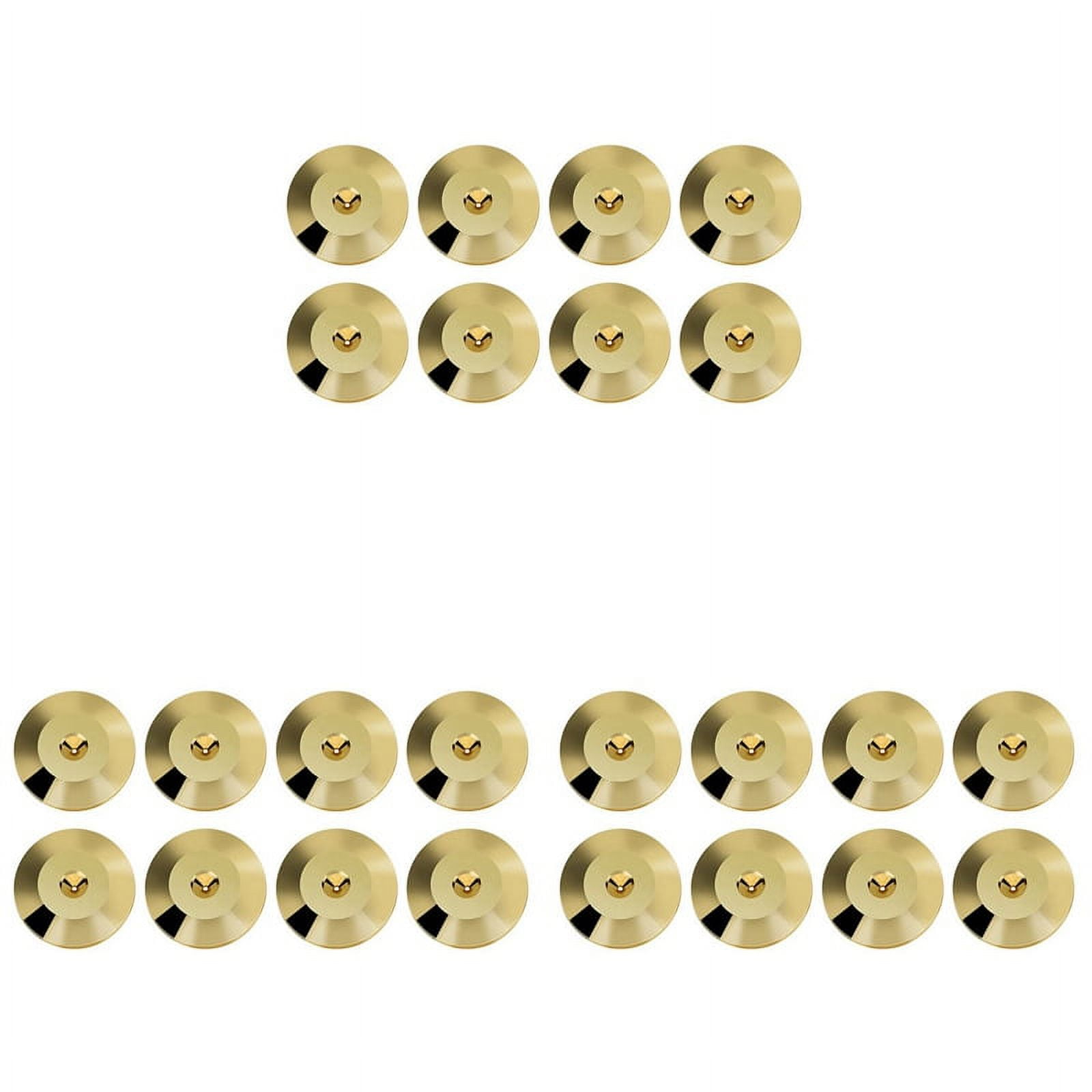 24 Pcs Universal Copper Speaker Spikes Pads Speaker Shock Base Pad ...