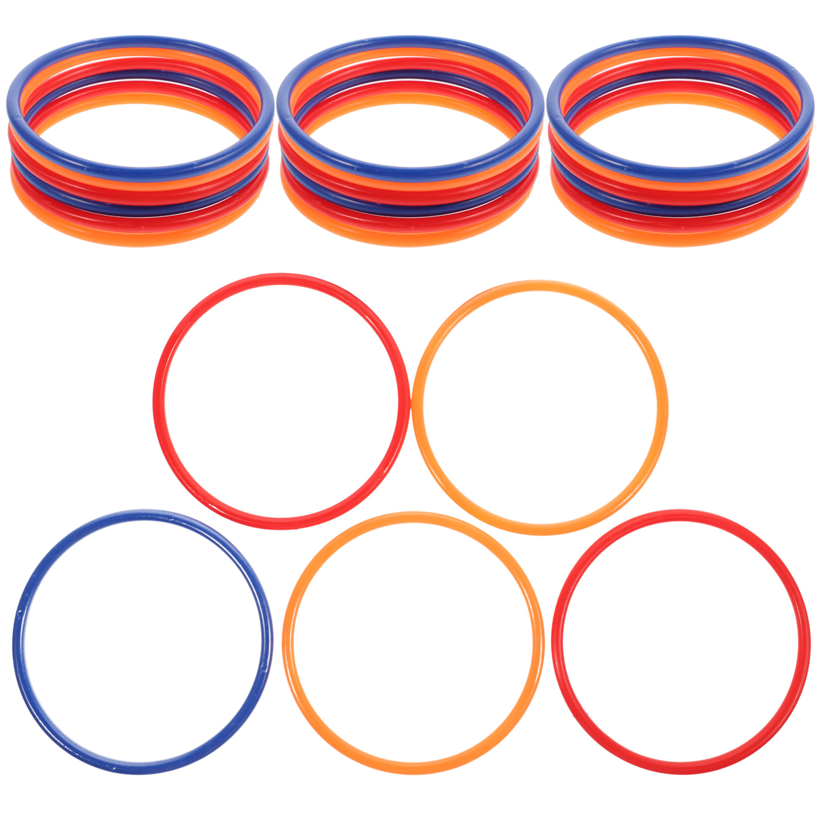 24 Pcs Useful Toy Rings Funny Educational Round Rings Practical Game ...