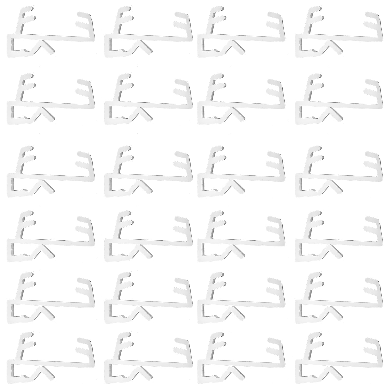 24 Pcs Venetian Blind Trim Clip Accessory Clips for Valance Window ...