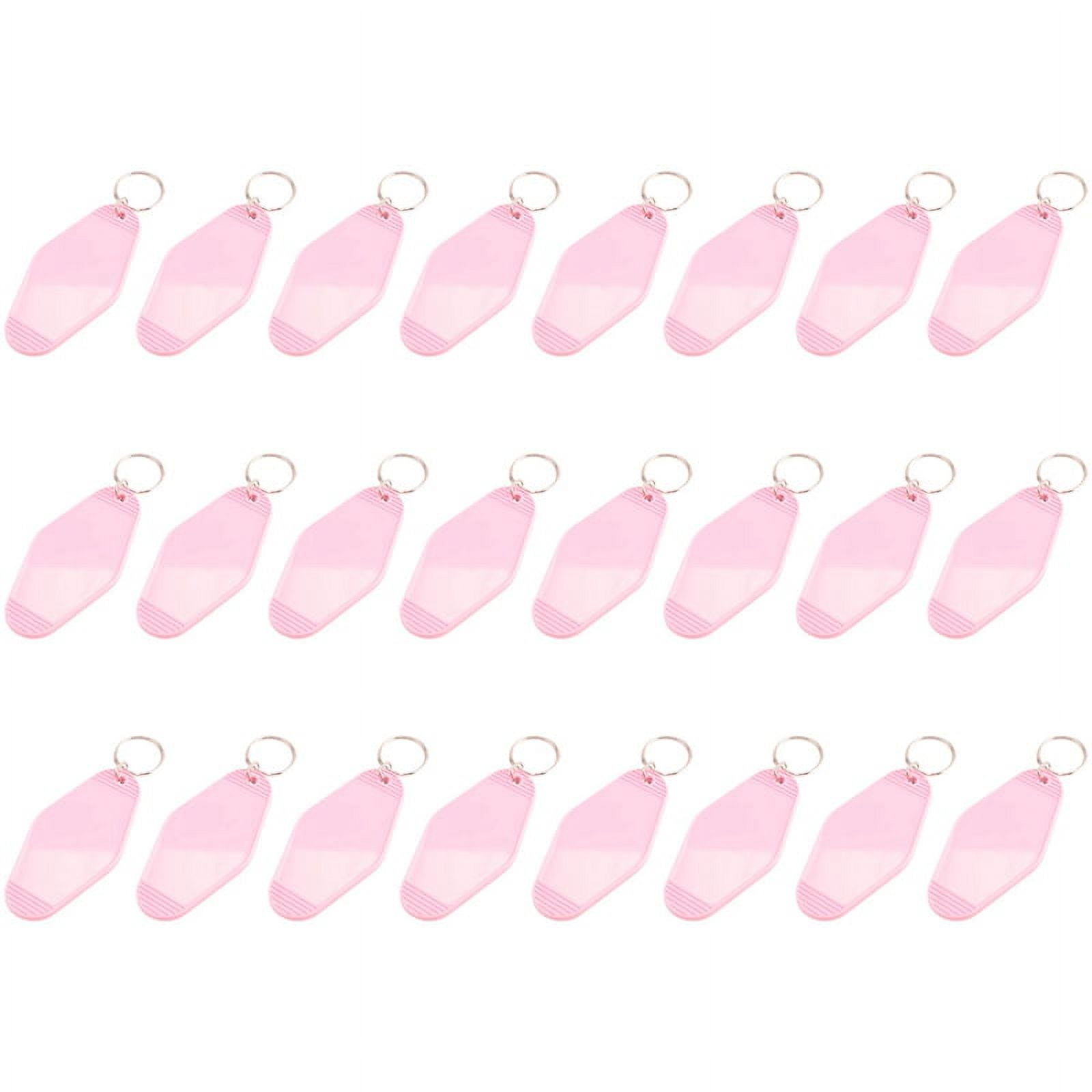 24 Pcs Vintage Motel Keychain DIY Blank Hotel Keychains Heat Transfer ...