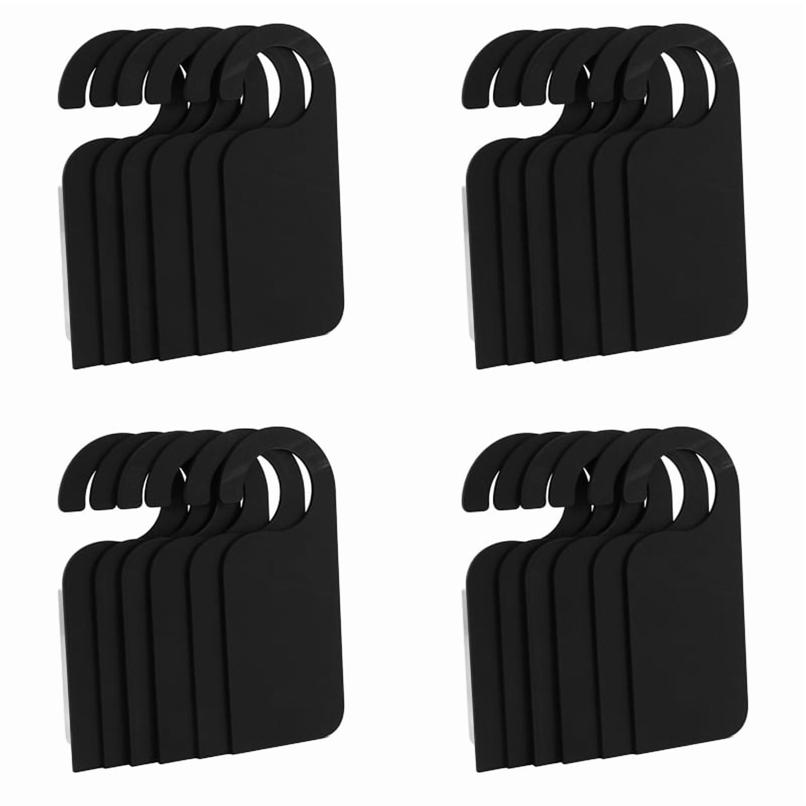 24 Pcs Wooden Door Sign Hanger Mini Double-Sided Wood Blackboard ...