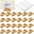 24 Pcs Wooden Table Number Stands Wedding Table Name Holder ...