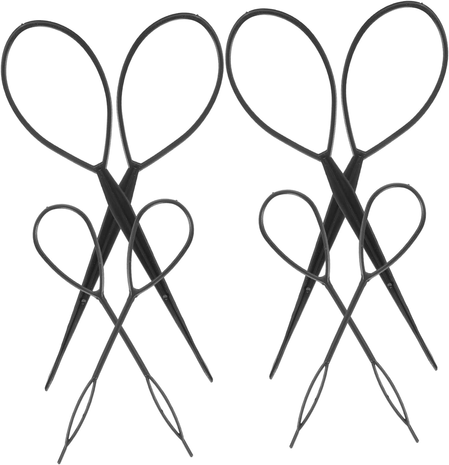 24 Pcs little girl hair accessories hair tail tool hair tool hair ...