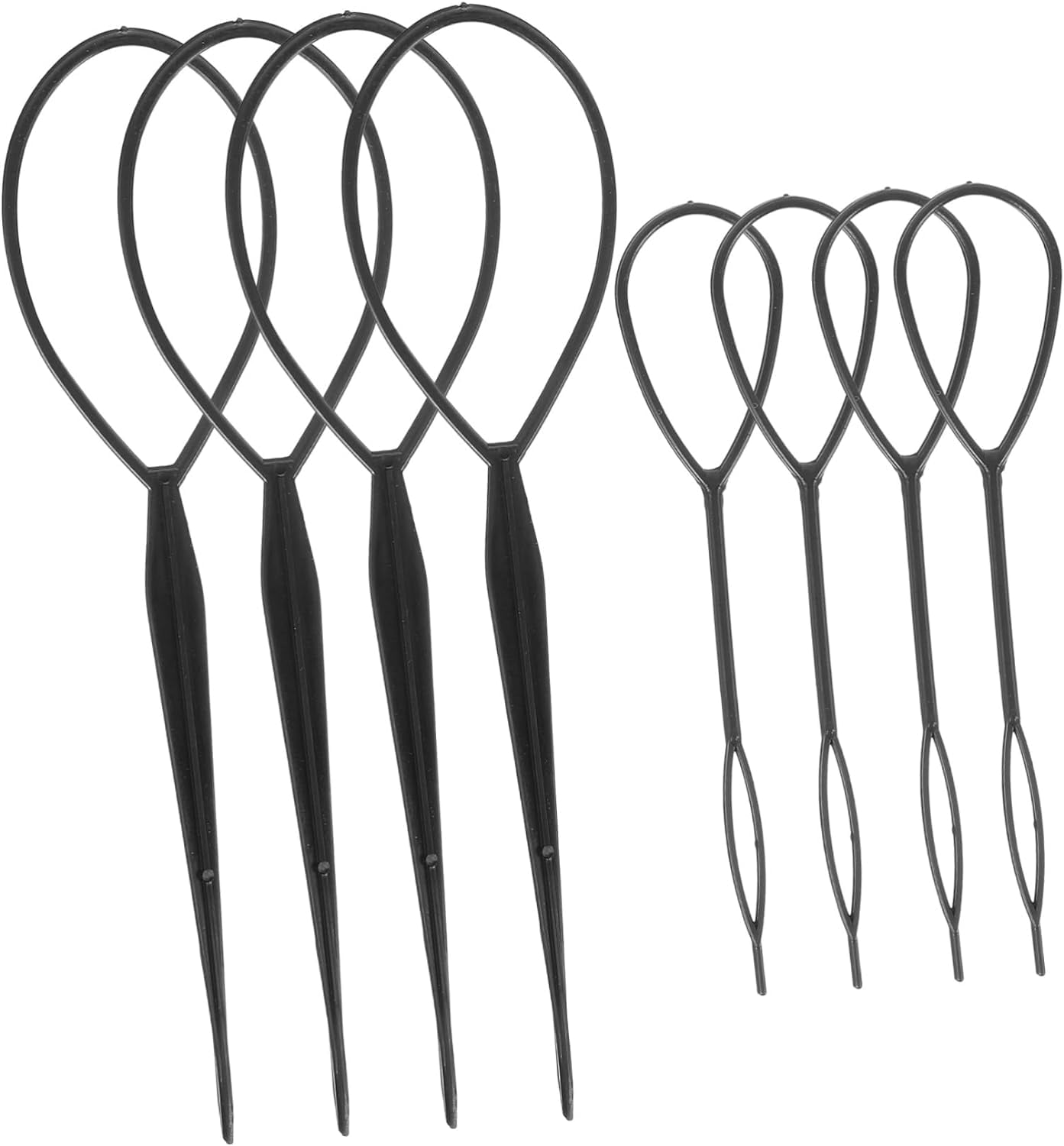 24 Pcs little girl hair accessories hair tool topsy tail tool hair ...