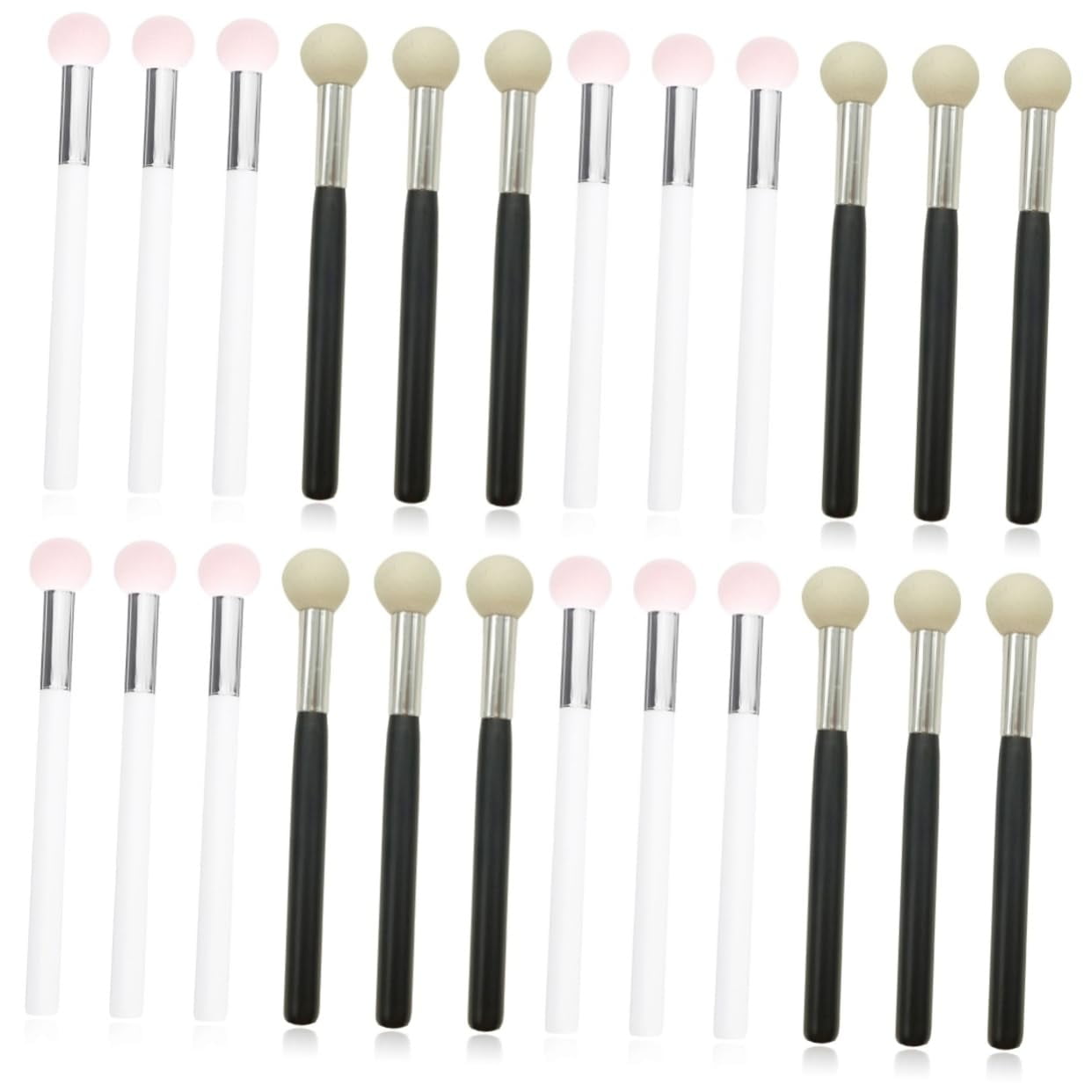 24 Pcs sponge makeup brush makeup sponge portable concealer brush ...