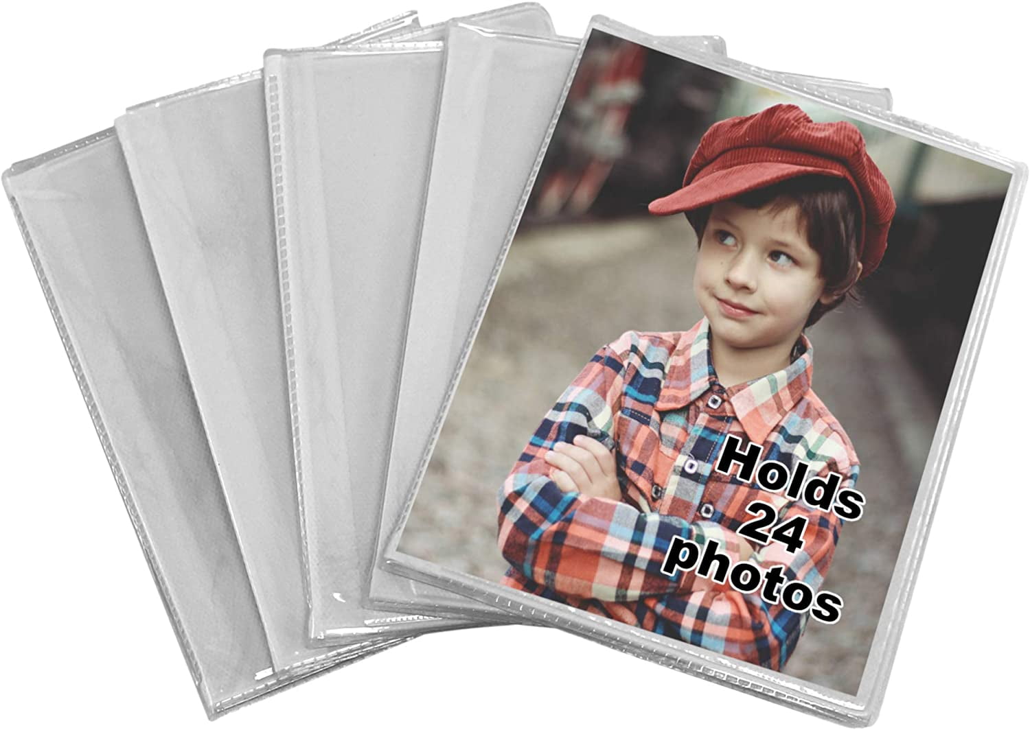 24-Photo Clear Cover Photo Albums, 4x6-Inch, 5-Pack to Store and ...