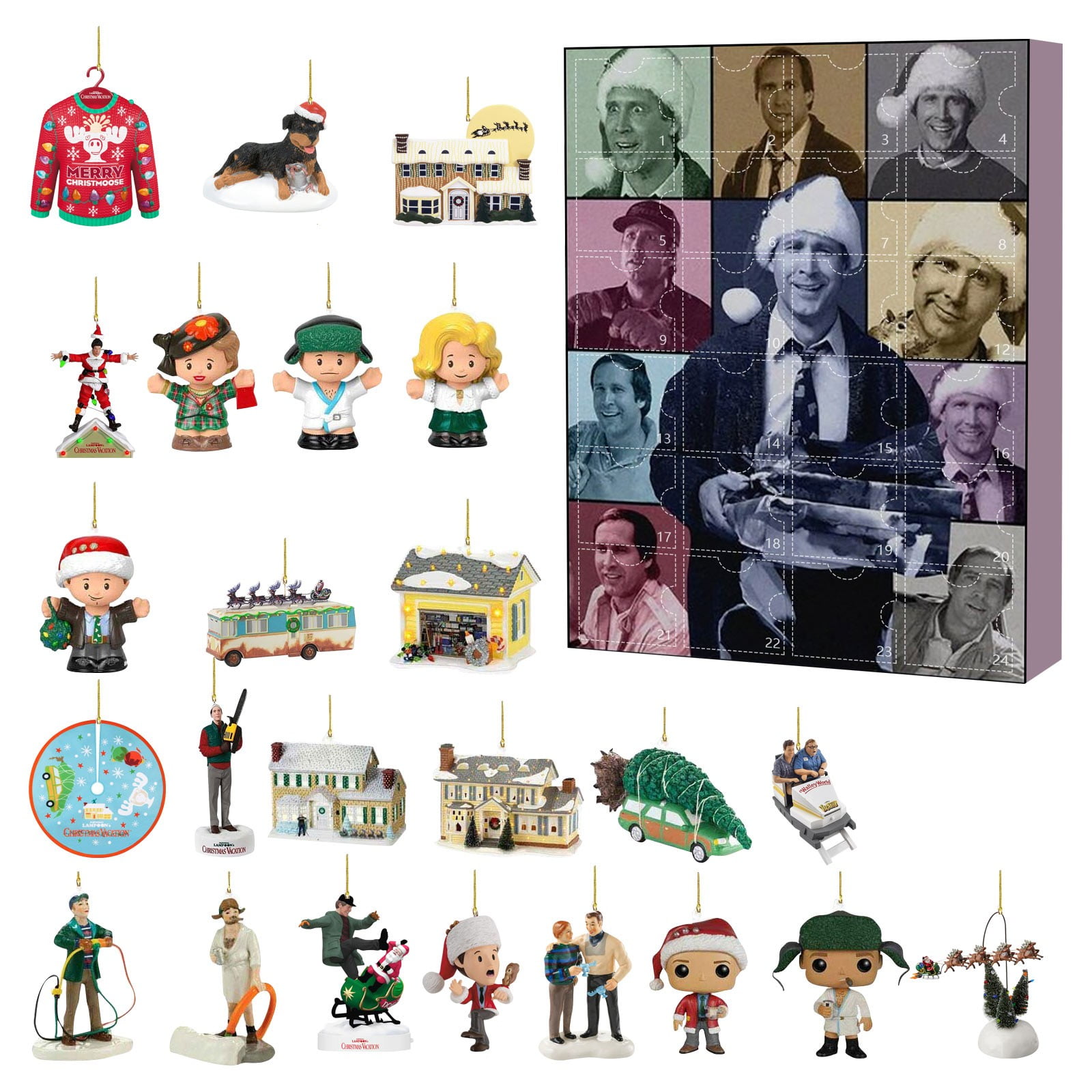 24-Piece Christmas Movie Advent Calendar with Iconic Collectible ...