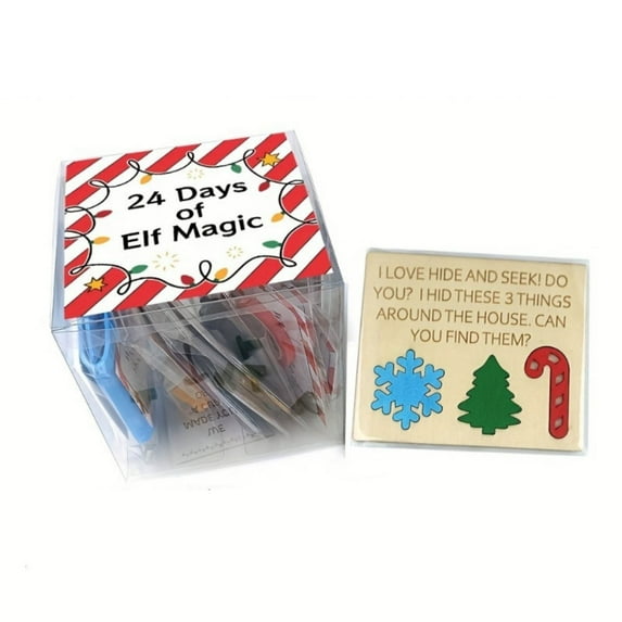 24-Piece Elf Magic Gift Set Advent Calendar Blind Box 3D Christmas ...