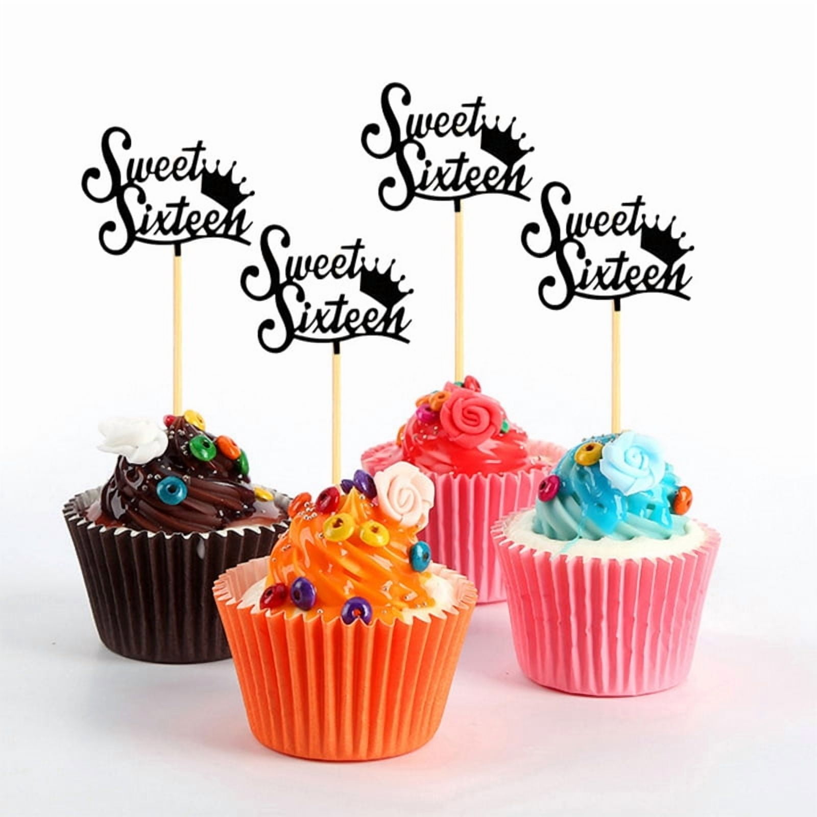 24-Piece Graduation Cake Topper Set with Doctor Hats and Sweet Decor, 6 ...