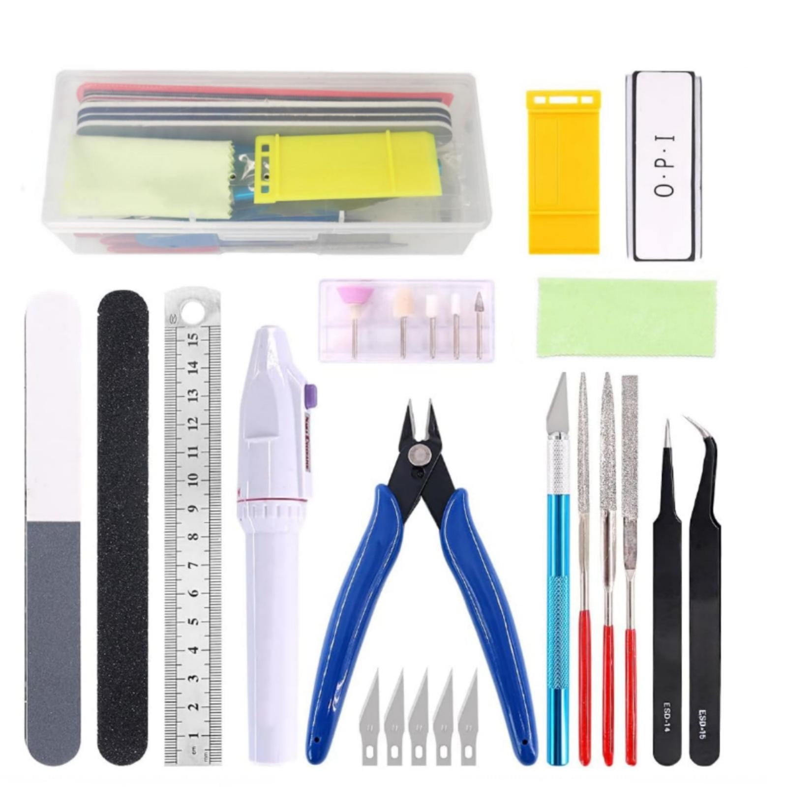 24-Piece Model Building Tools Kit for Crafting and Assembling Car ...