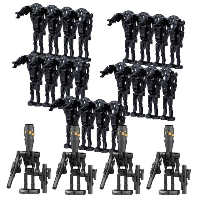24-Piece Pack Battle Soldiers with Weapons Set, Building Blocks Action ... 24-Piece Pack Battle Soldiers with Weapons Set, Building Blocks Action ...
