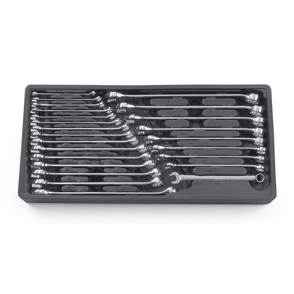 24 Piece SAE/Metric Long Pattern Combo Wrench Set - Walmart.com