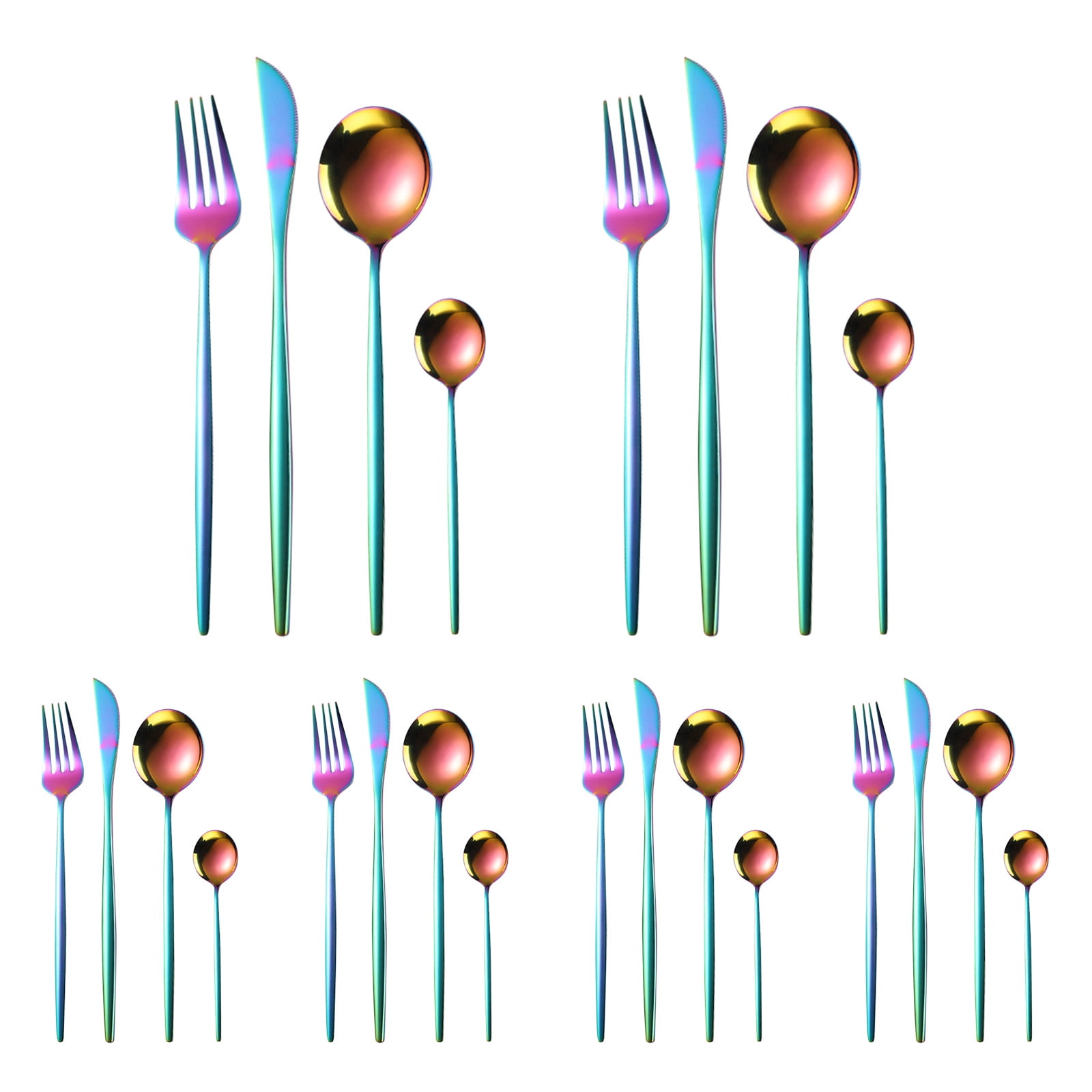 24 Piece - Silverware Stainless Steel Premium Cutlery Gift Box Set ...