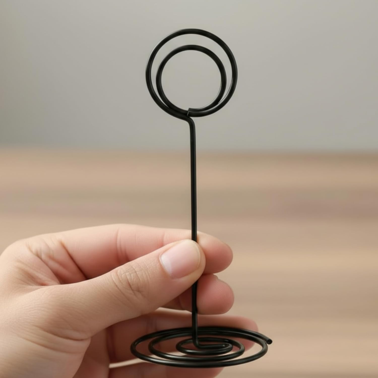 24 Pieces 3.35 Inch Table Number Holder Place Card Photo Holder Picture ...