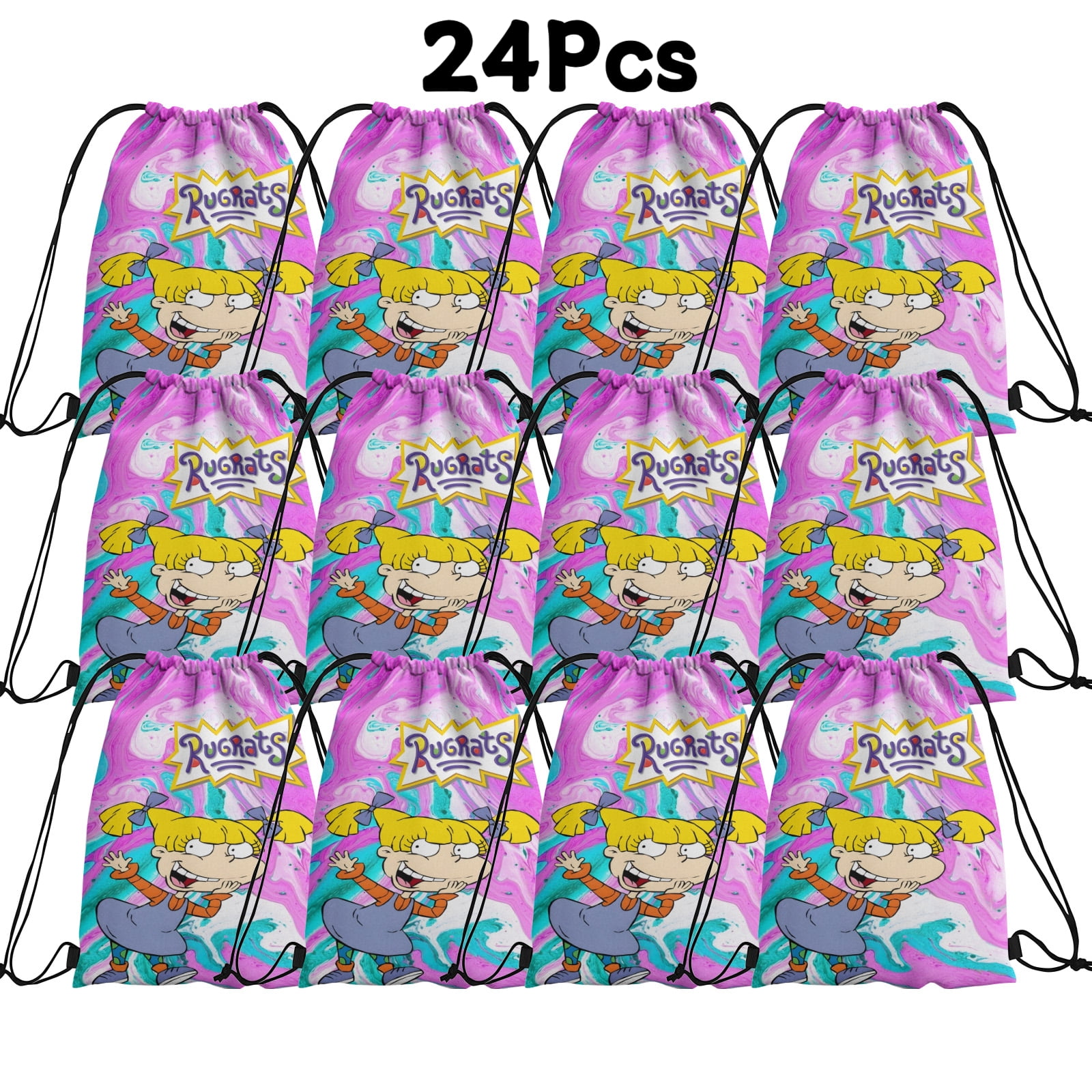 24 Pieces Candy Drawstring Bag, Drawstring Goodie Favor Bags for ...