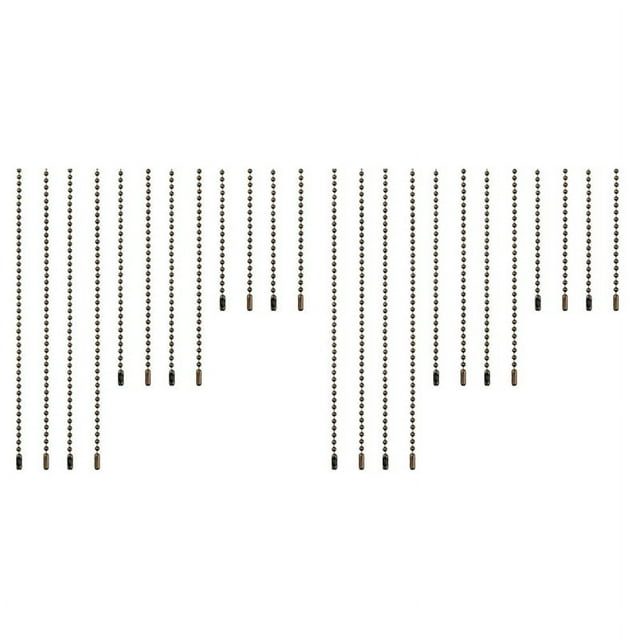 24 Pieces Ceiling Fan Pull Chain Extender Bronze Extension 12/24/ 36 ...