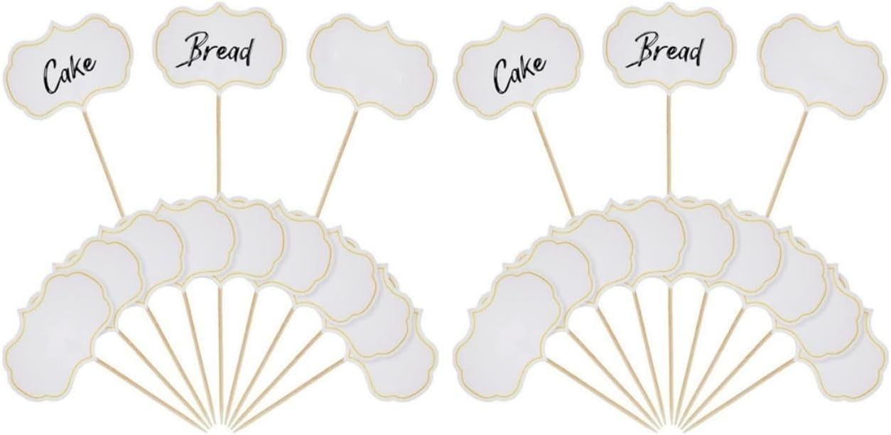 24 Pieces Cheese Markers for Charcuterie Board Buffet Labels Food Tags ...