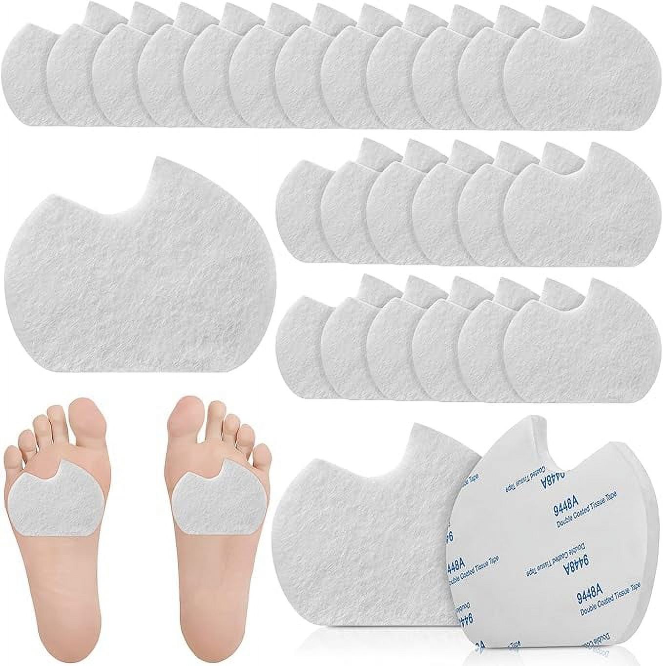 24 Pieces Foot Pads for Dancer Sesamoiditis Pads for Ball of feet Pain ...