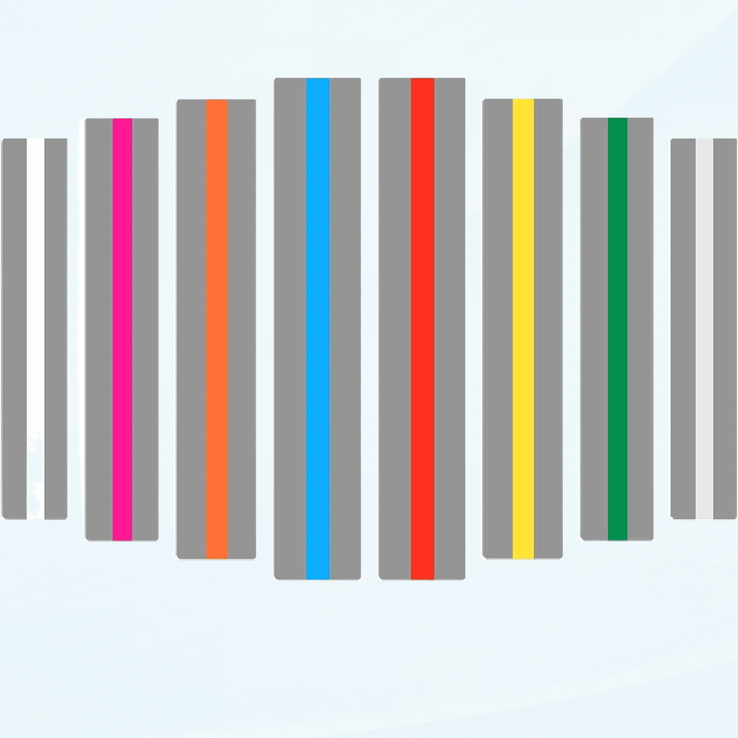 24 Pieces Guided Reading Strips Reading Helper Strips, Reading Ruler ...