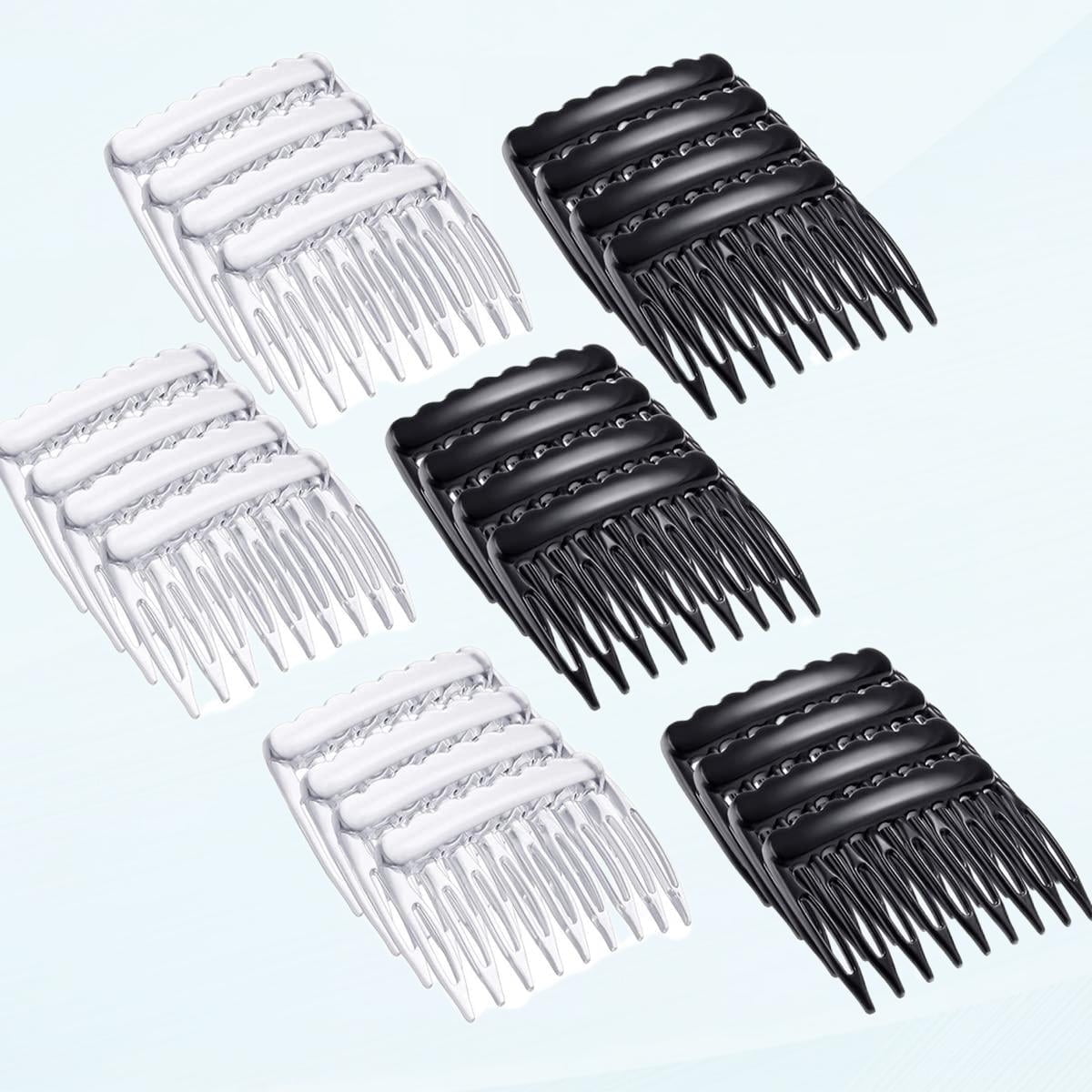 24 Pieces Hair Side Comb Small Plastic French Teeth Hair Clipper Hair ...