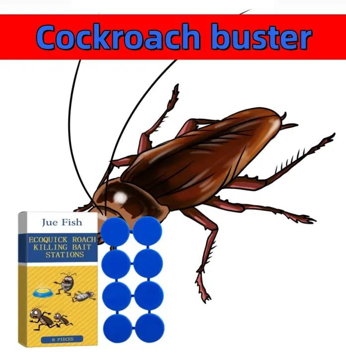 24 Pieces Cockroach Medicine,Pesdispear Cockroach Trap, Anti ...