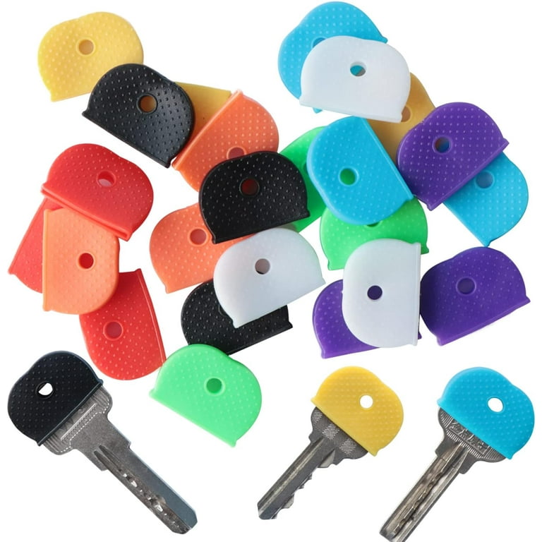 Key Cover 80-Pack Colored S - 8 Colors, 1 Inch PVC Key Caps For ...