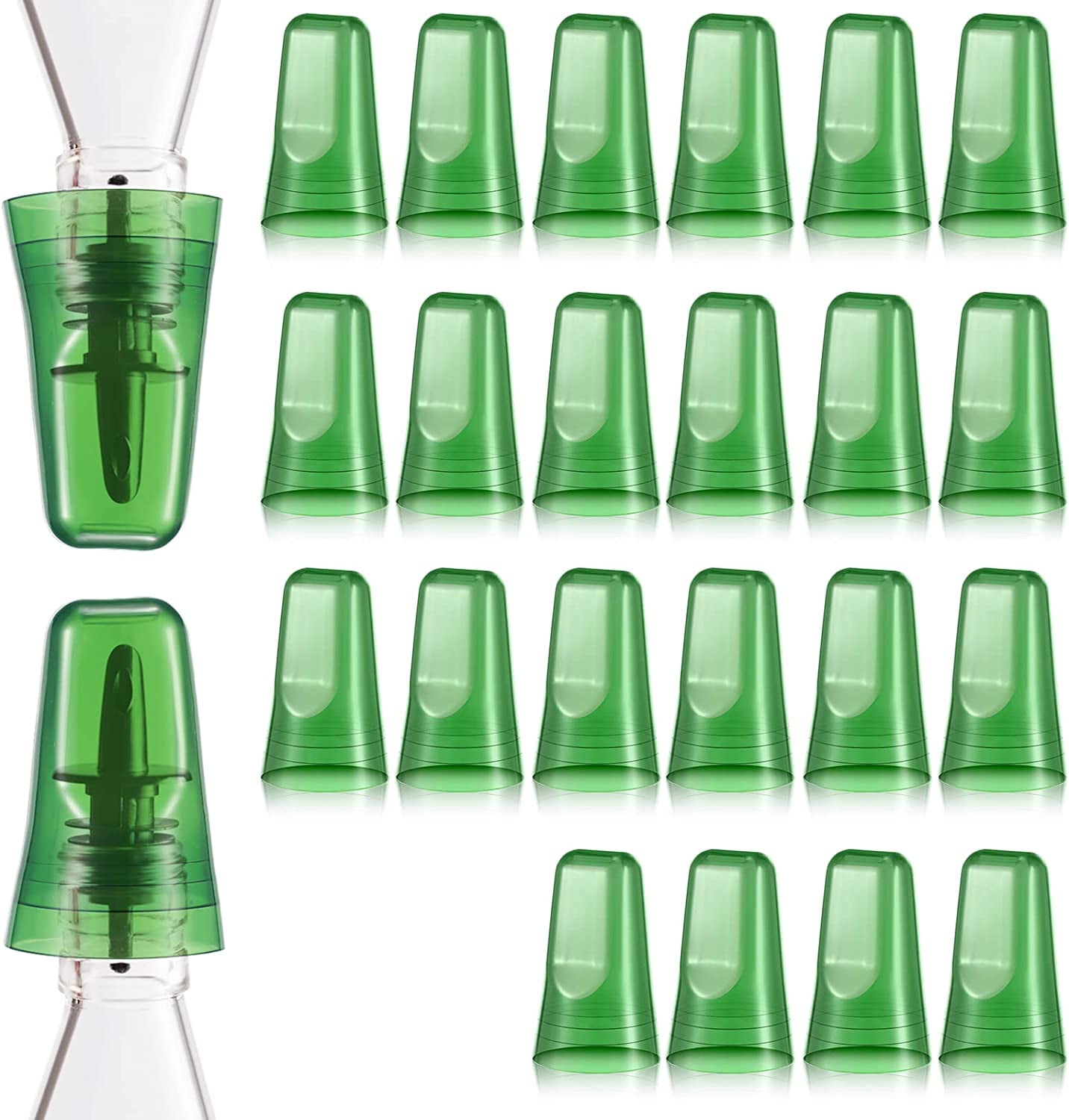 24 Pieces Liquor Bottle Toppers for Liquor Pour Bottle Covers Universal ...