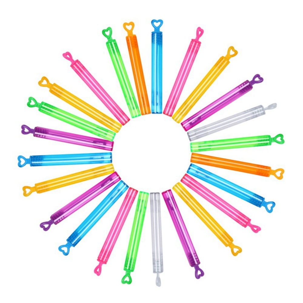 24 Pieces Mini Bubble Wands,Bubble Party Favors Assortment Toys for ...