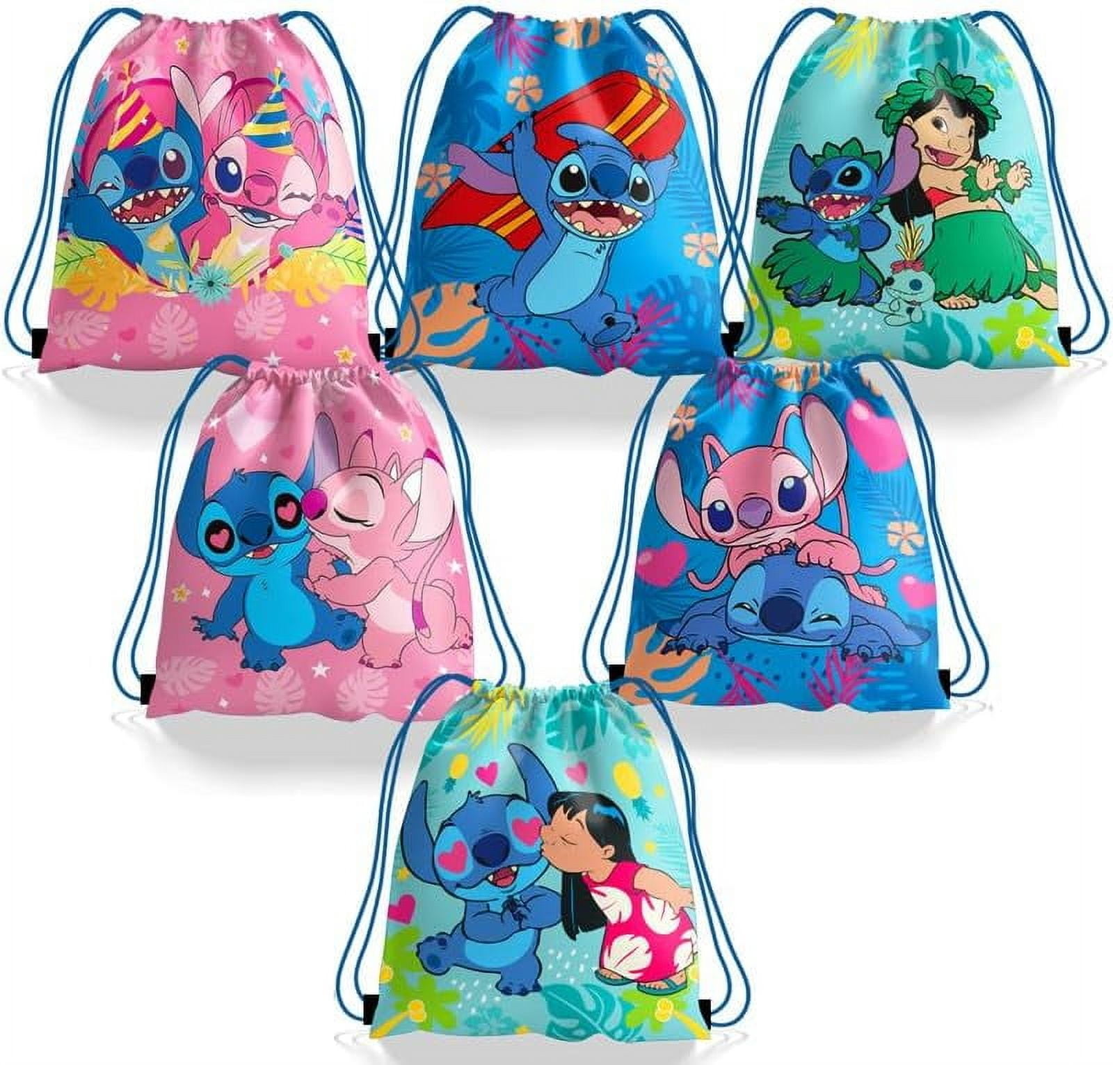 24 Pieces Stitch Candy Drawstring Bags Stitch Party Drawstring Goodie ...
