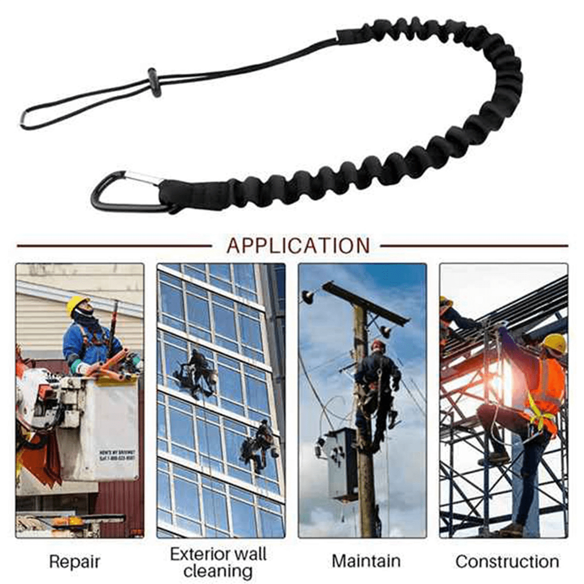 24 Pieces Tool Lanyard,Outdoor Tool Rope,High-Altitude Fall Prevention ...