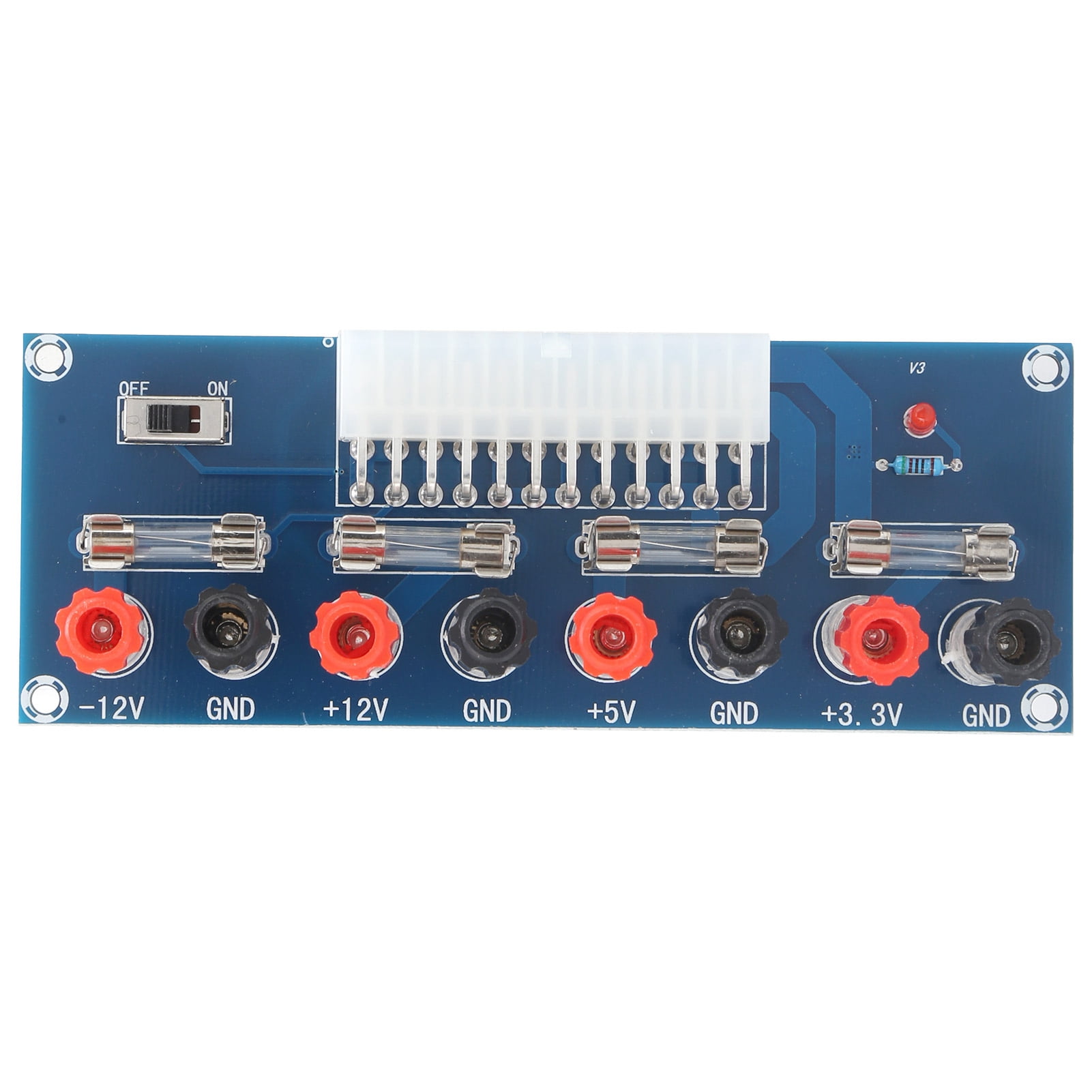 24 Pin ATX Power Supply Breakout Board Adapter, XH-M229 Desktop PC ATX ...