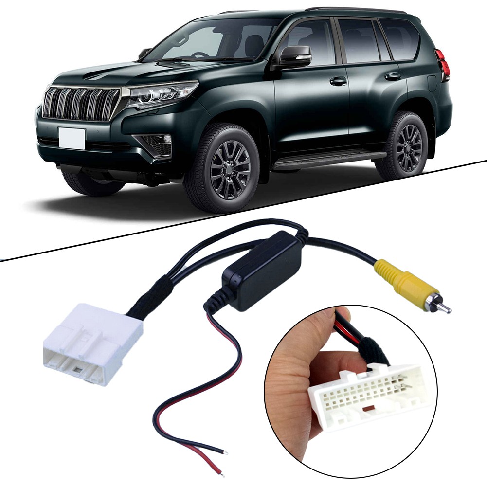 24-Pin Reverse Camera Video Output Adapter Wiring Cable for Toyota ...