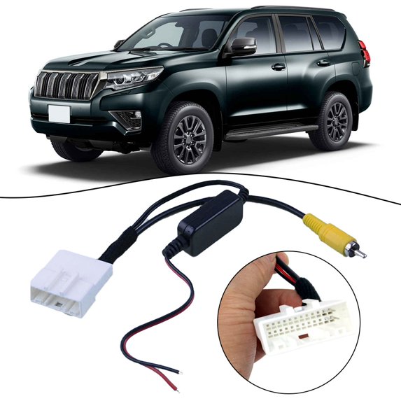 24-Pin Reverse Camera Video Output Adapter Wiring Cable for Toyota ...