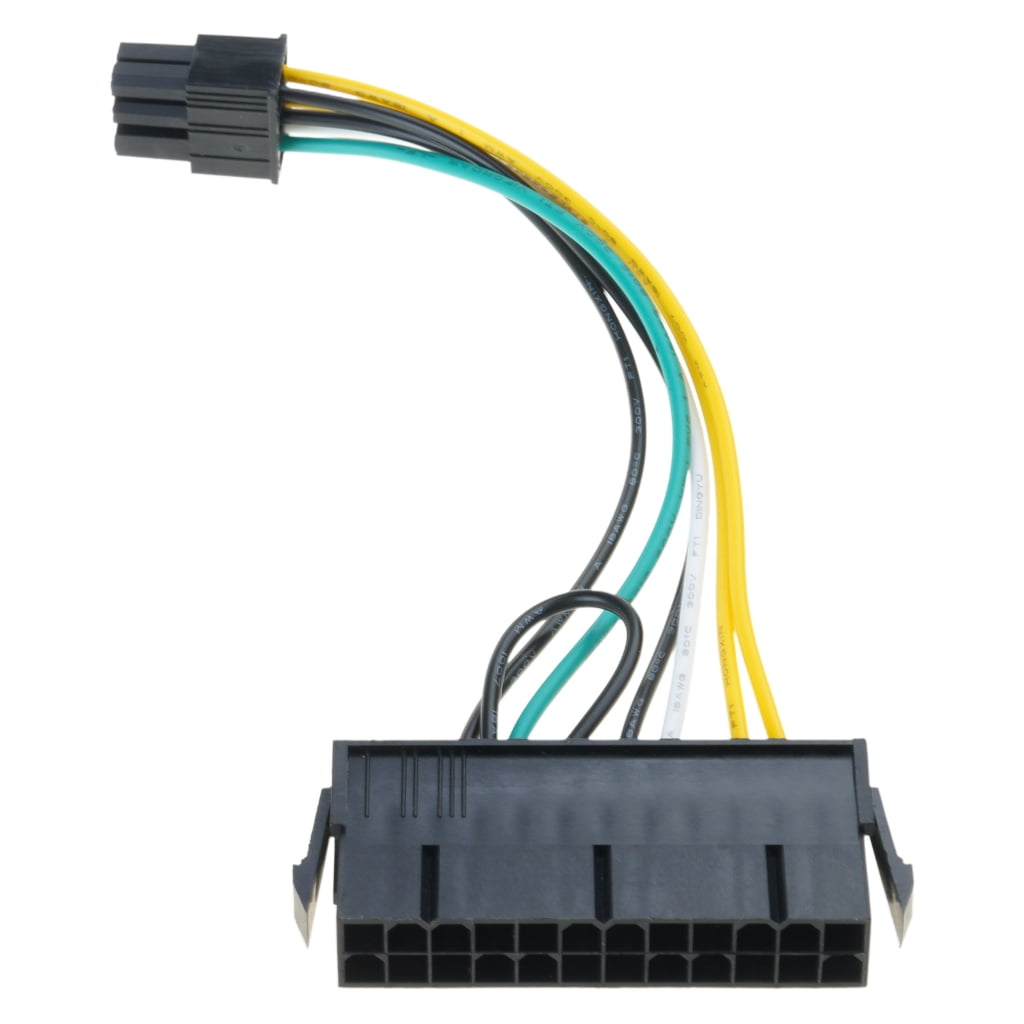 24 Pin to 6 Pin Power Adapter Cable for 3650 3040 7040 Computer ...