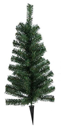 24" Pine Cemetery Tree with 4" Plastic Spike - Durable Memorial ...