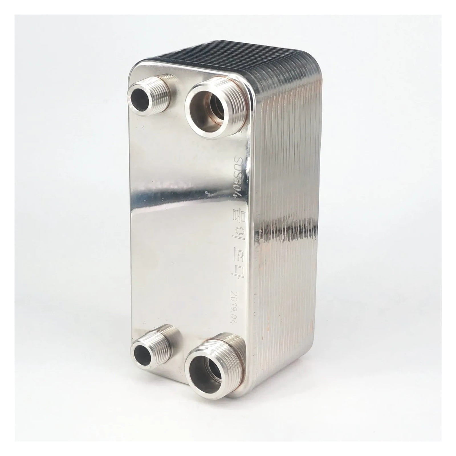 24 Plates Heat Exchanger Beer Wort Chiller Cooler SUS 304 Stainless ...