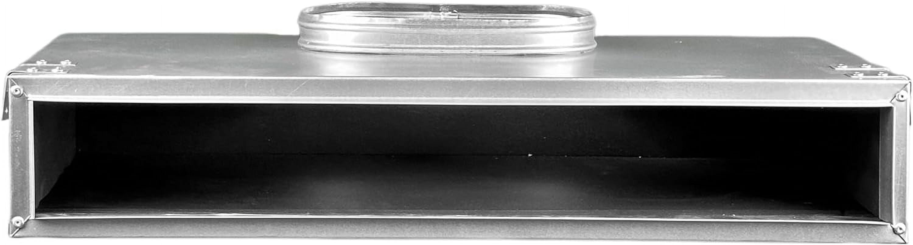 24" Plenum Box for [24" Linear Slot Diffuser - (2 Slot) Double Slot ...