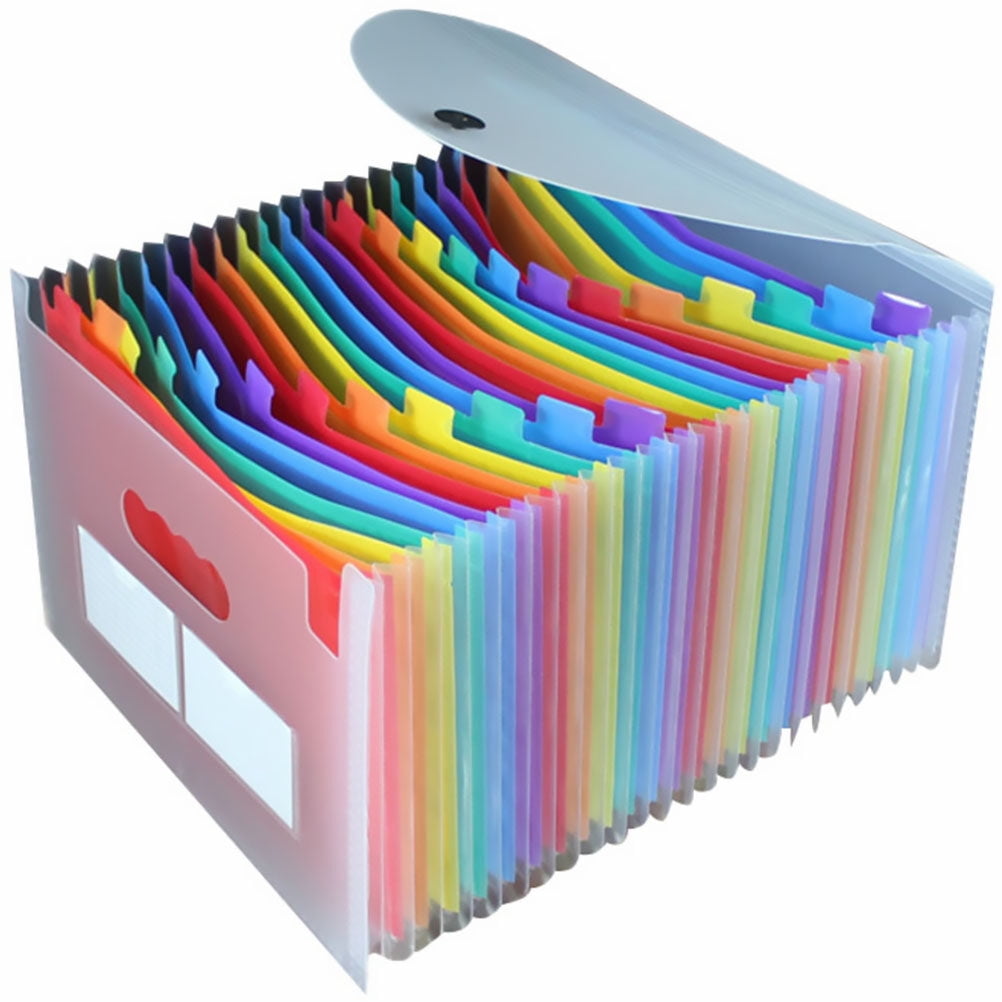 24 Pockets Document Folder A4 Letter Size File Organizer Office Coupon ...