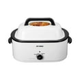 24 Quart Electric Roaster Oven Stainless Steel Roaster Pan With Self ...