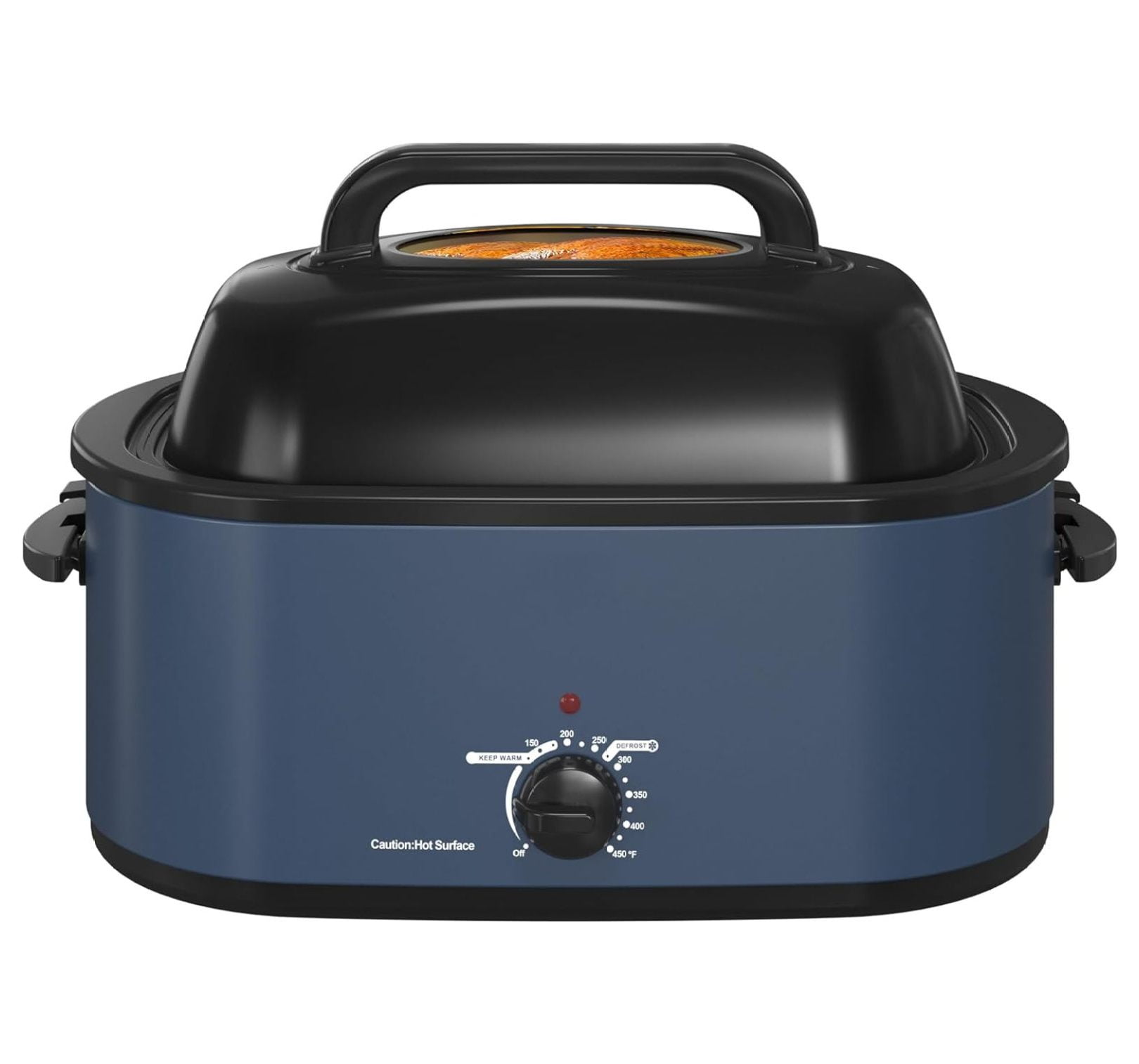 24 Quart Electric Roaster Oven with Visible & Self-Basting Lid, Large ...