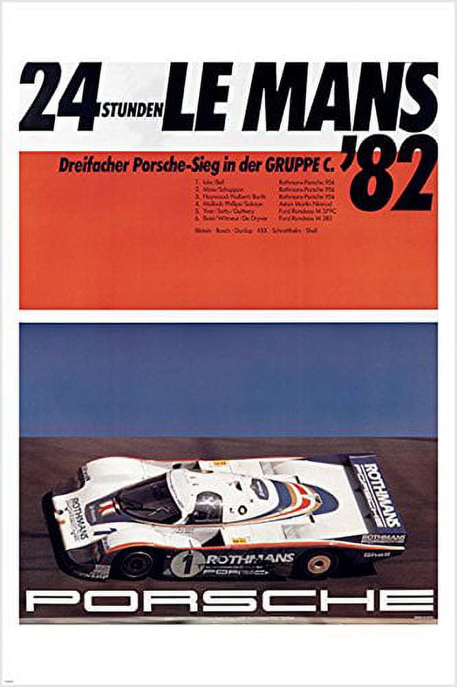 Porsche Le Mans Poster