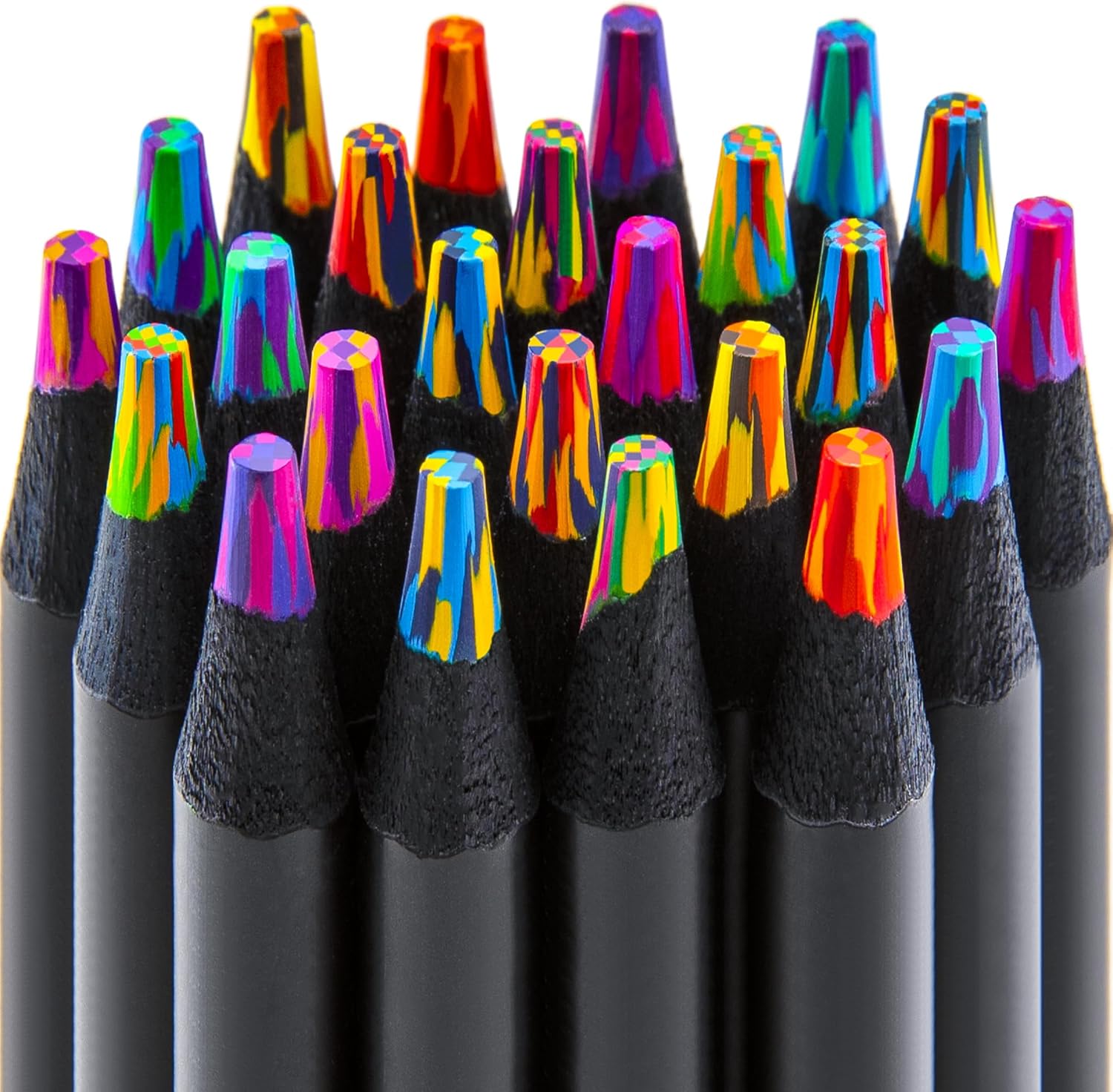 24 Rainbow Colored Pencils, Teen Girl Gifts Trendy Stuff, Multicolored ...