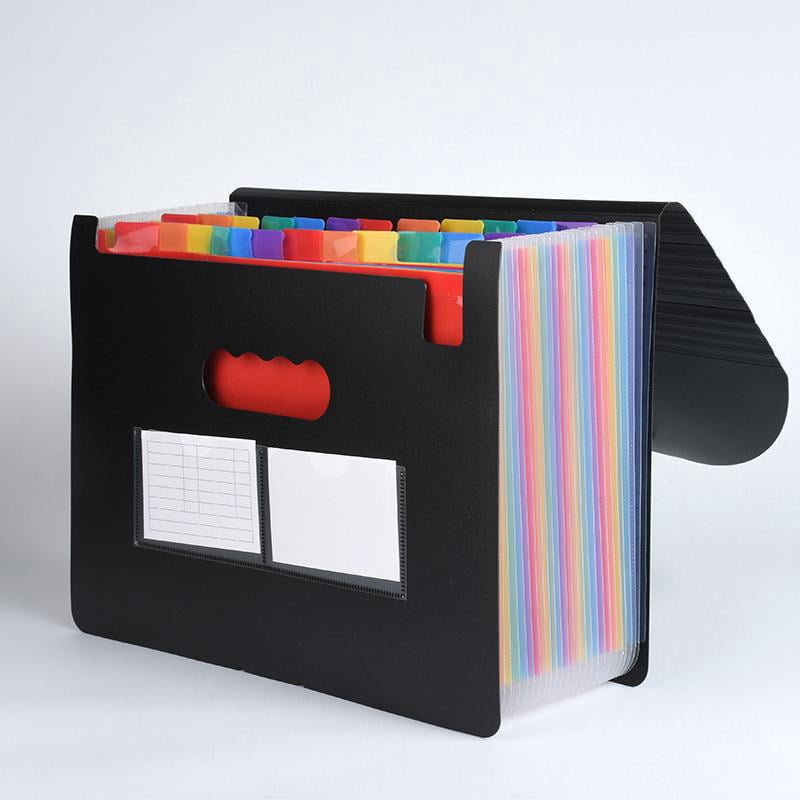 24 Rainbow Grids Organ Bag A4 Paper Folder Expandable Storage Bag ... 24 Rainbow Grids Organ Bag A4 Paper Folder Expandable Storage Bag ...