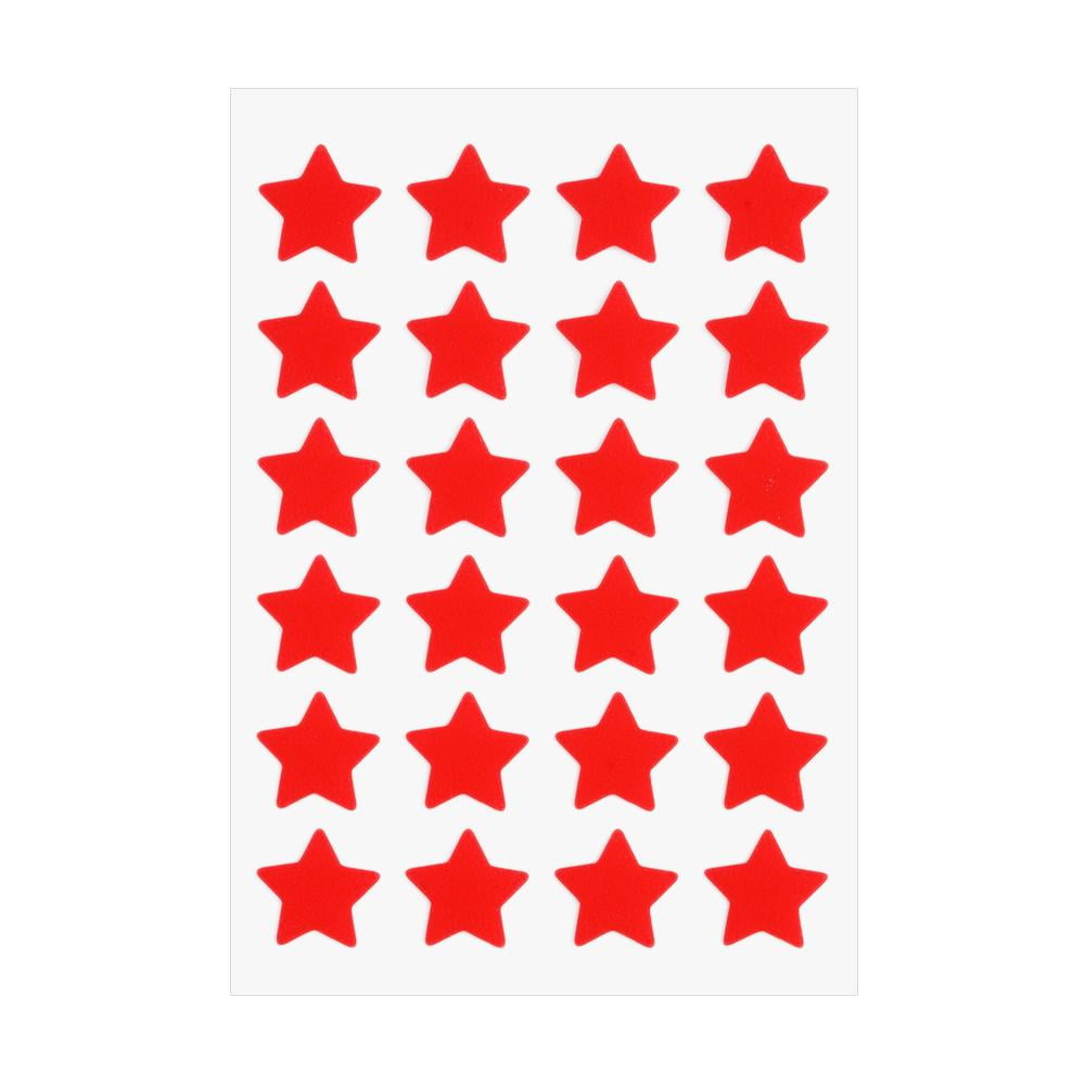 24 Red Star Hydrocolloid Acne Patches Red New Year Festive Acne Patches Love Star Acne Patches ...