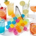 24 Reusable Plastic Ice Cubes With Clips Summer Ice Various Shapes ...