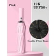 24 Ribs Fully Automatic Umbrella Summer Cooling, Beach, Travel, Spring ...