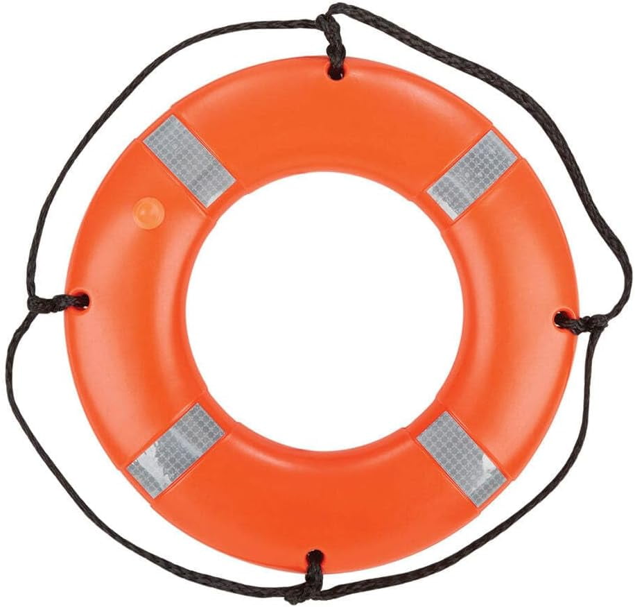 24" Ring Buoy – Marine Safety Floatation Device - Walmart.com